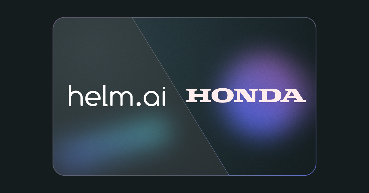Helm.ai and Honda Motor Co. Agree to Multi-Year ADAS Joint Development for Mass Production ...